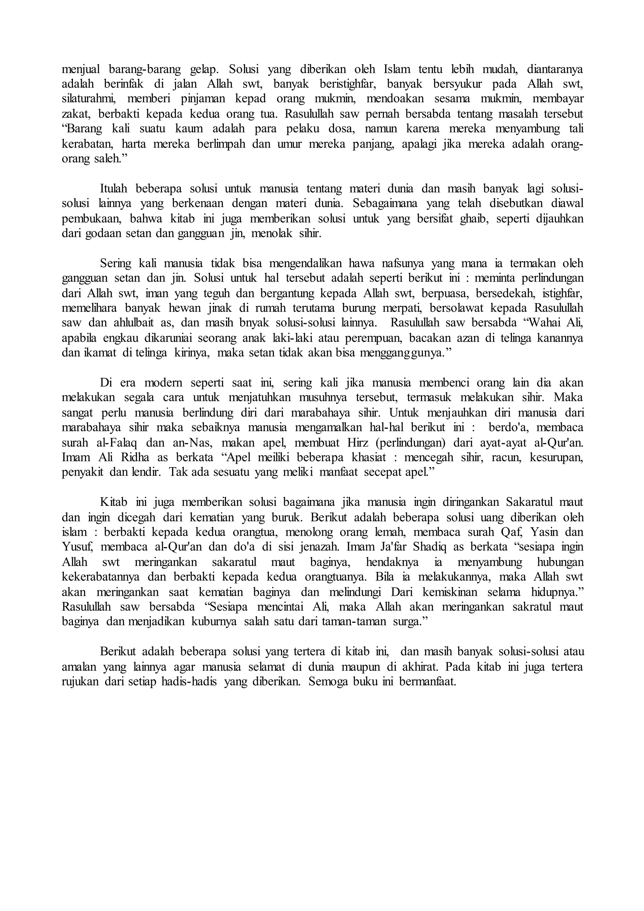 Mutiara tersembunyi warisan nabi | DOCX