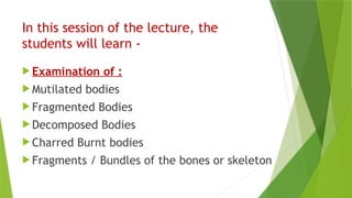 Mutilated Body.......................................... | PPTX
