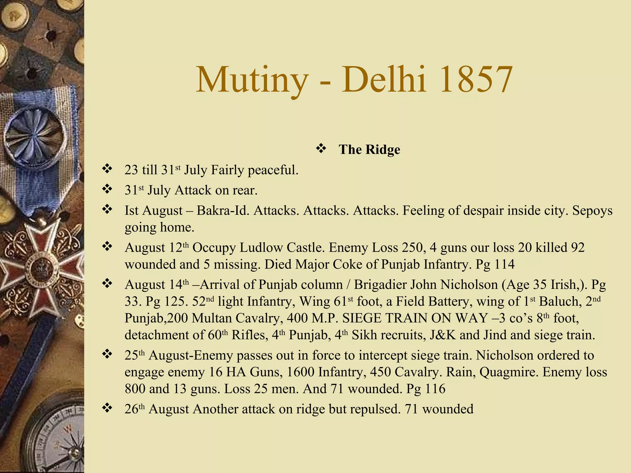 Mutiny Delhi 1857 | PPT