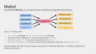Mutiny + quarkus | PPT