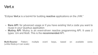Mutiny + quarkus | PPT