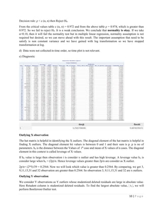 Mutiple linear regression project | PDF