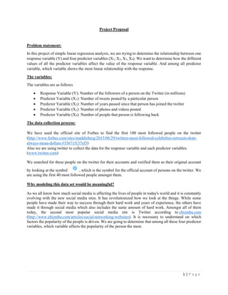 Mutiple linear regression project | PDF