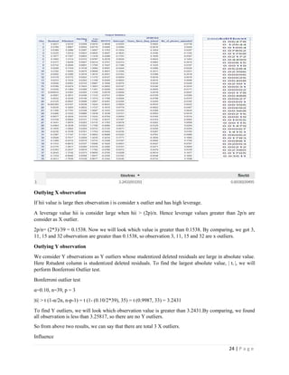 Mutiple linear regression project | PDF