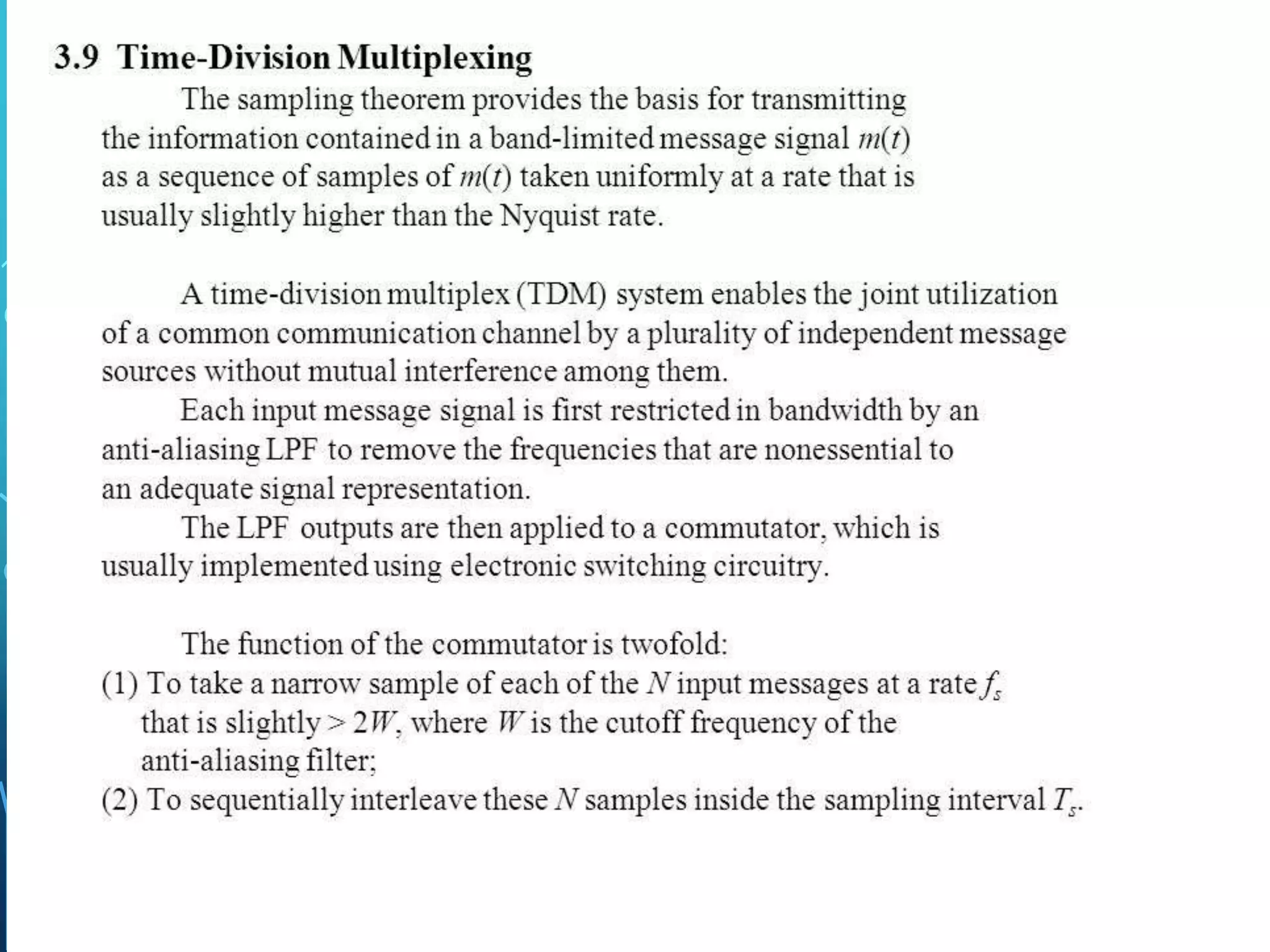 Multiplexing & DE Multiplexing( Time Division Multiplexing(TDM) & Frequency Division ...
