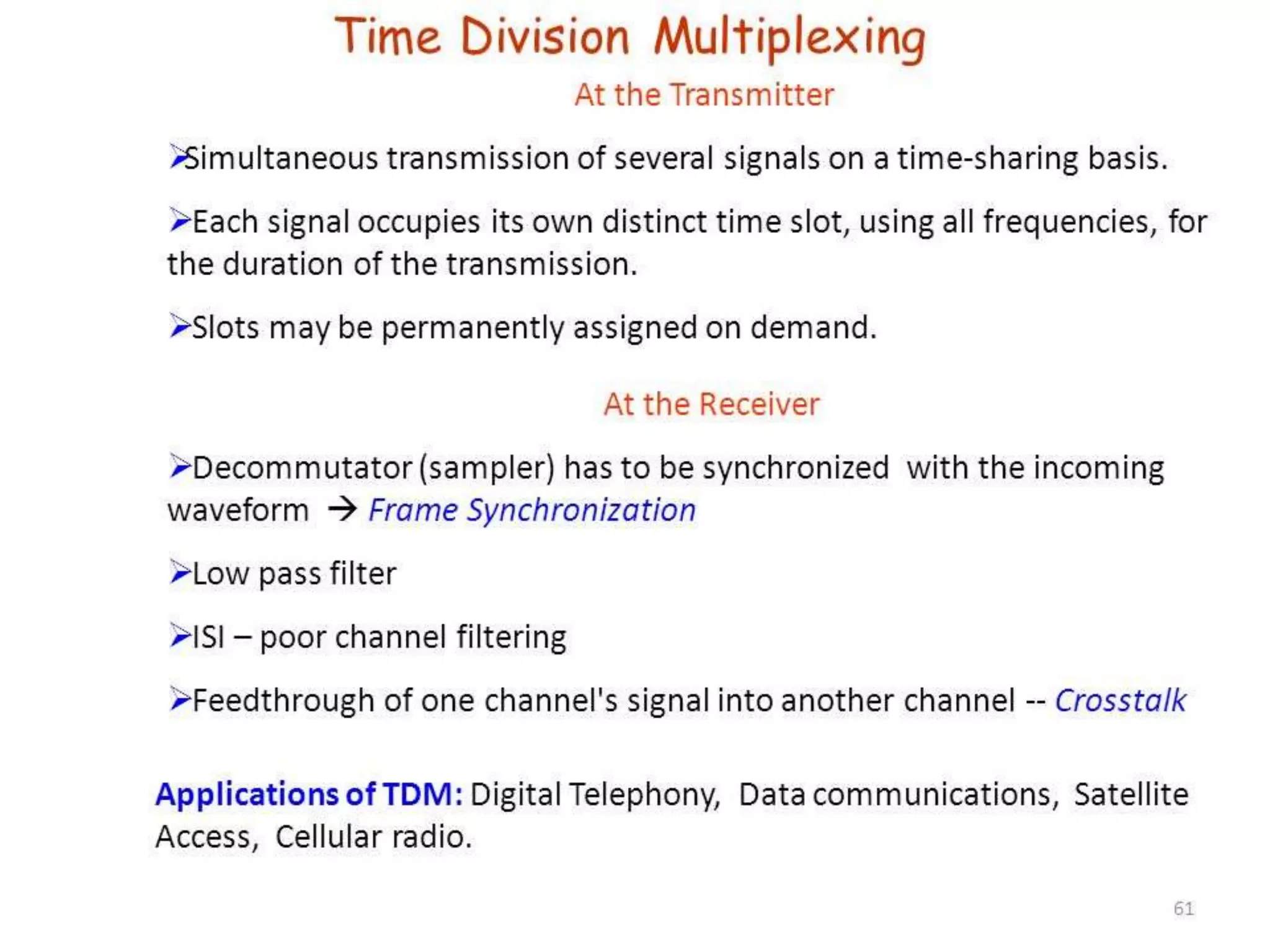 Multiplexing & DE Multiplexing( Time Division Multiplexing(TDM) & Frequency Division ...