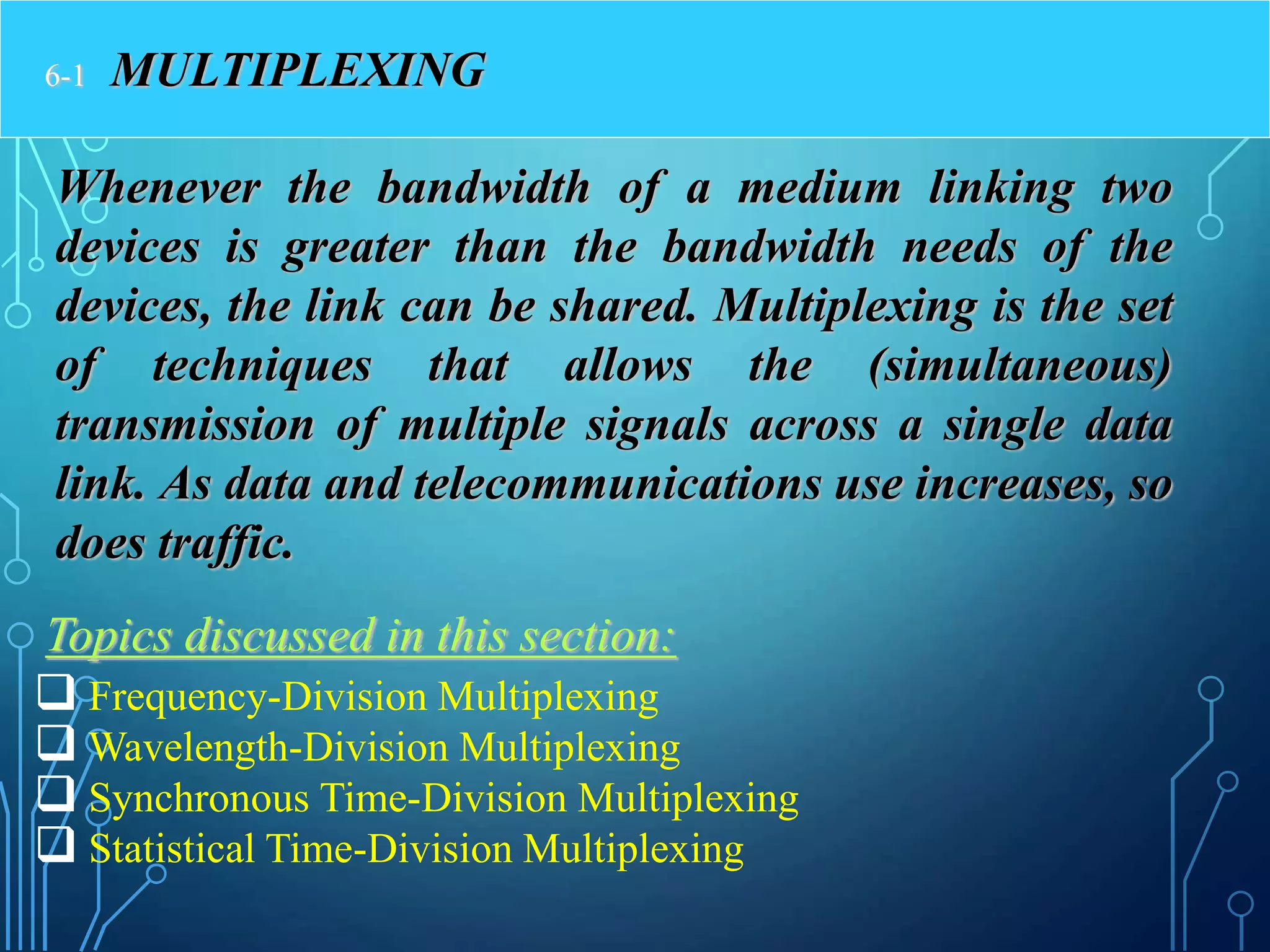 Multiplexing & DE Multiplexing( Time Division Multiplexing(TDM ...
