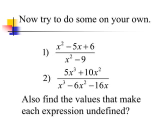 Mutiplyin and dividing expressions | PPT