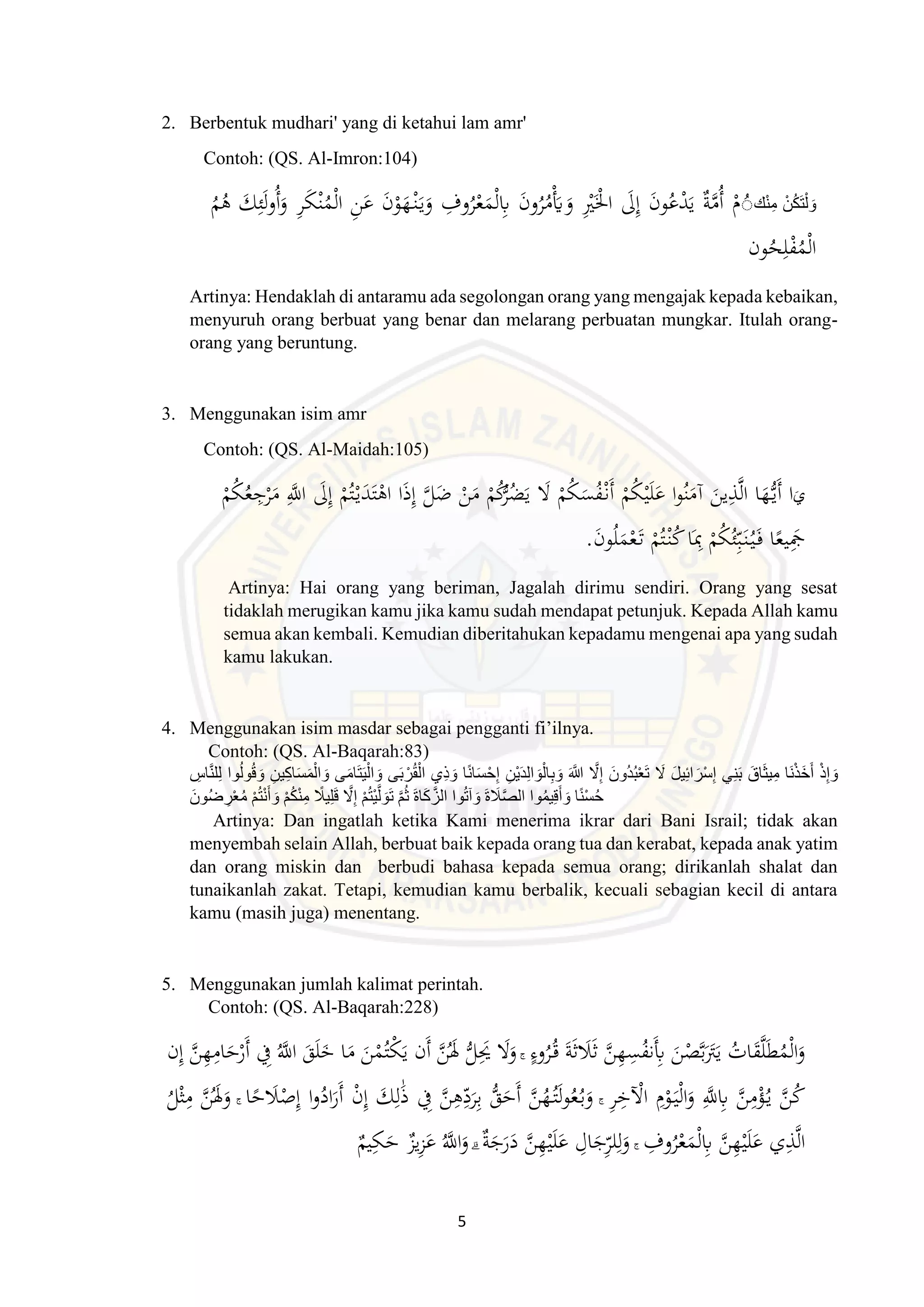 Mutlaq dan Muqayyad, Amr dan Nahy.pdf