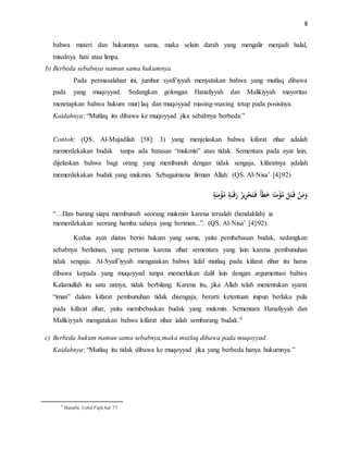 Mutlaq dan muqoyyad sangat benar | DOCX