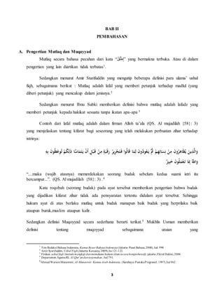 Mutlaq dan muqoyyad sangat benar | DOCX