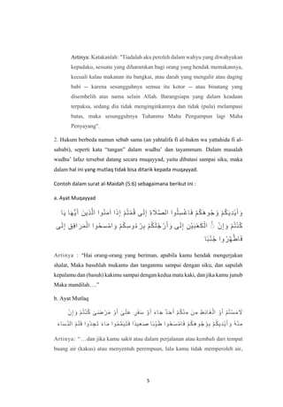 Mutlaq dan Muqqayyad, Amr dan Nahy.pdf