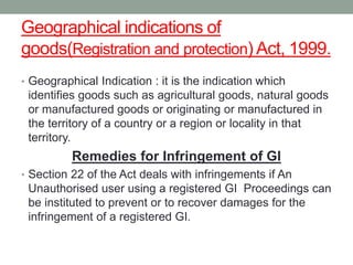 INDIAN LEGISLATION IN PROTECTING IPR | PPTX
