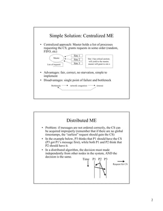 Mutual exclusion | PDF | Computer Networking | Computing