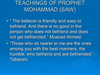 Mutual relations of Islamic Workers | PPT | Islam | Religion & Spirituality