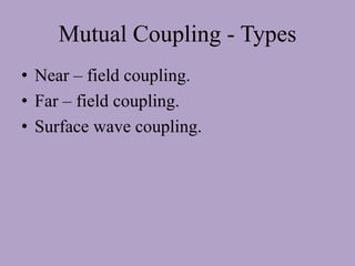 Mutual coupling | PPTX