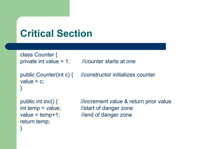 Mutual exclusion | PPT