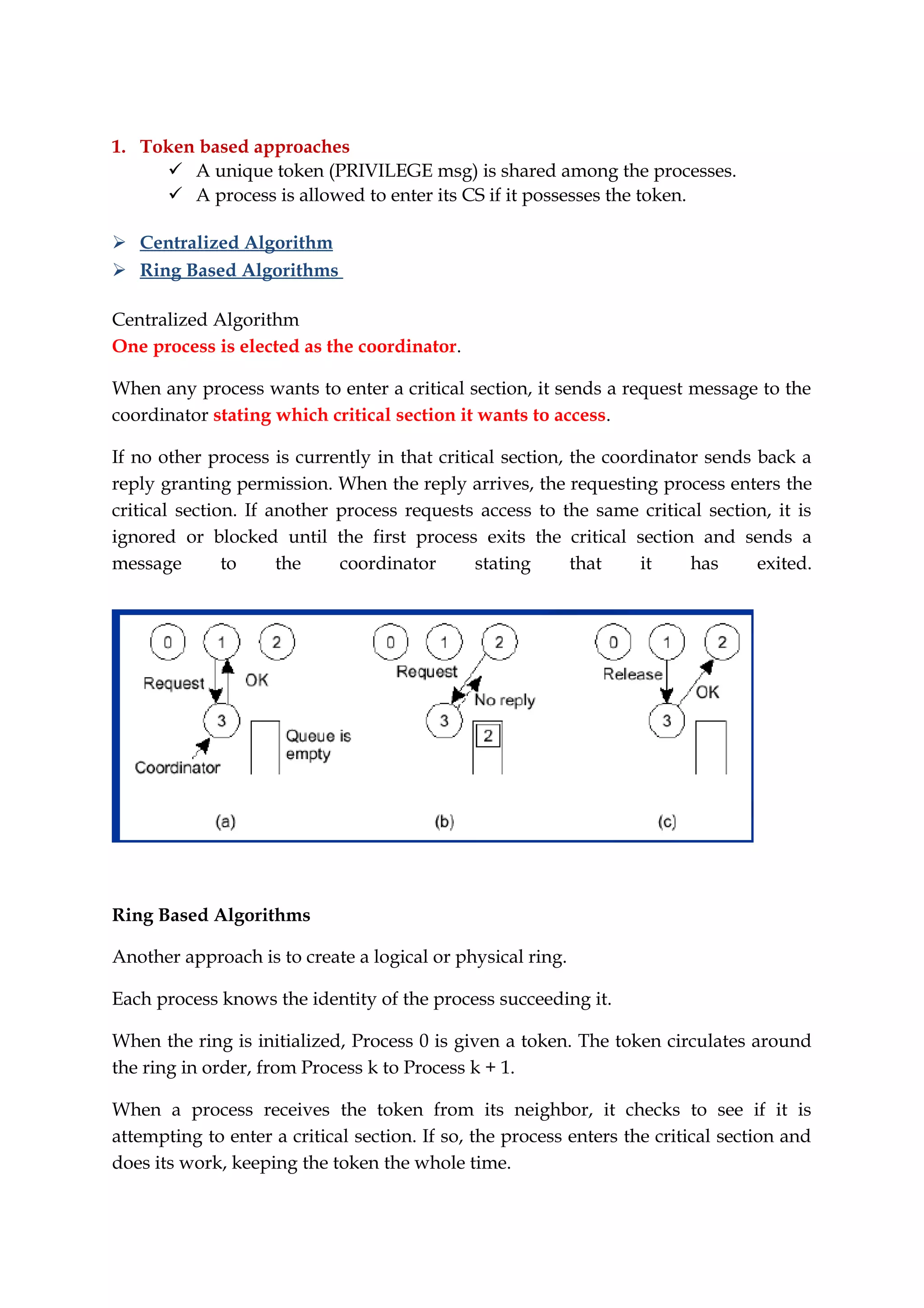 Distributed Mutual Exclusion Algorithms Doc