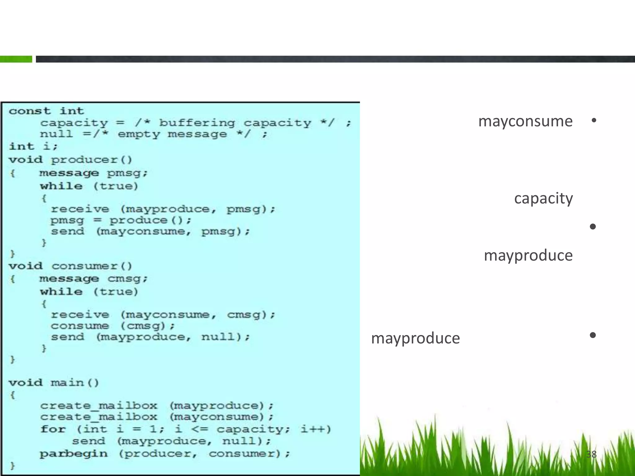 Mutual exclusion and synchronization | PPSX | Programming Languages | Computing