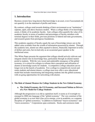 Alumni mentoring program | PDF