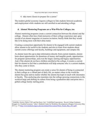 Alumni mentoring program | PDF