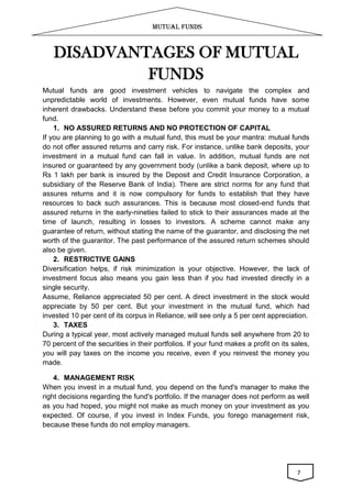 Mutual funds in Pakistan | DOCX