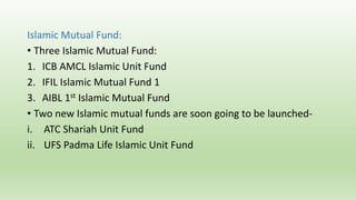 Mutual funds of Bangladesh:An Overview | PPTX