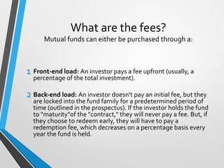 What Is Mutual fund ? | PPT