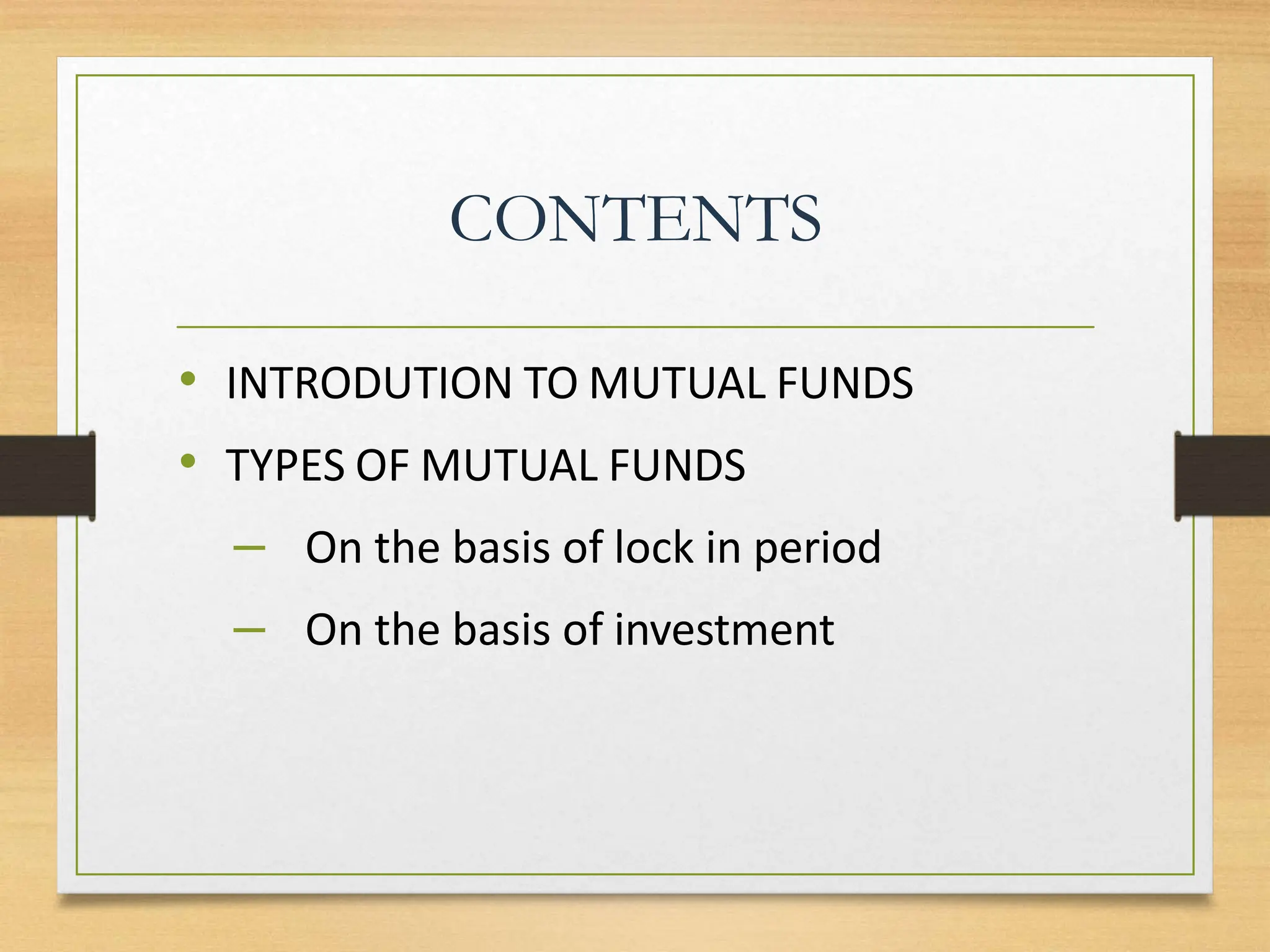 types of mutual fund project presentation.pptx | Free Download