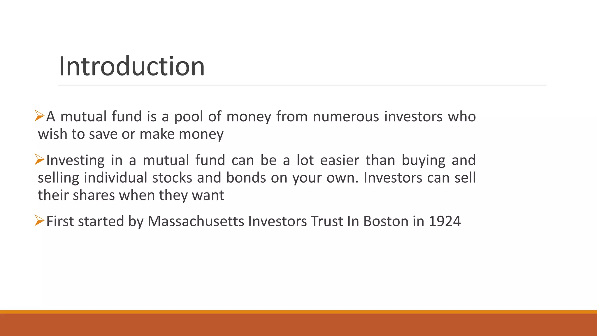 Mutual fund global scenario | PPTX