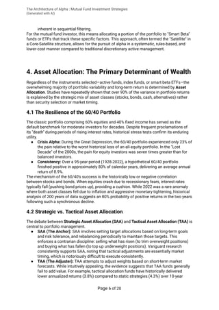The Architecture of Alpha: A Synthesis of Mutual Fund Strategies ...
