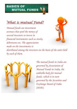 Mutual fund project | DOCX