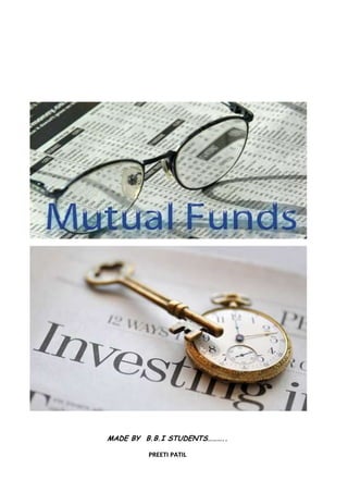 Mutual fund project | DOCX