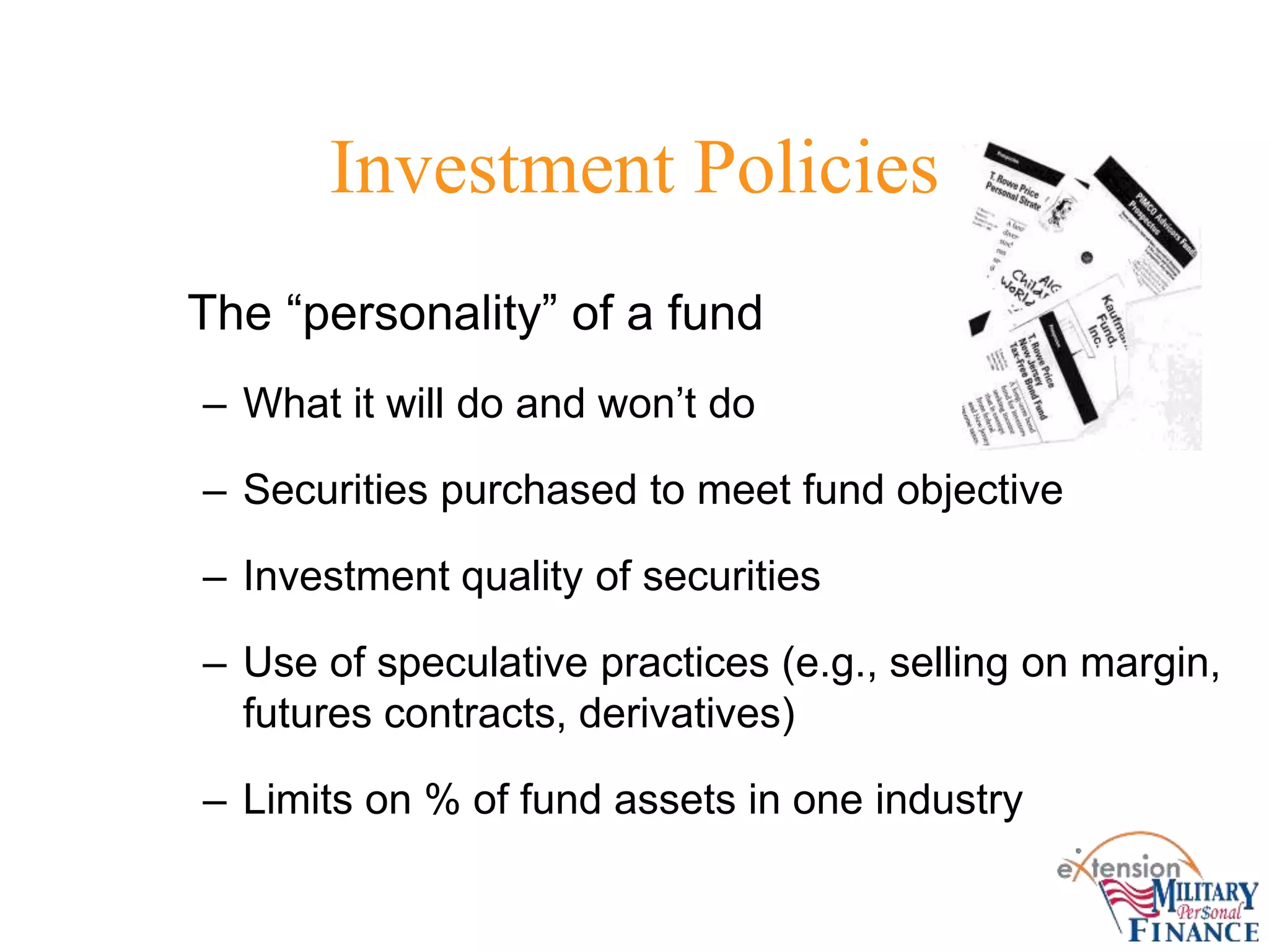 How to Read a Mutual Fund Prospectus | PPTX
