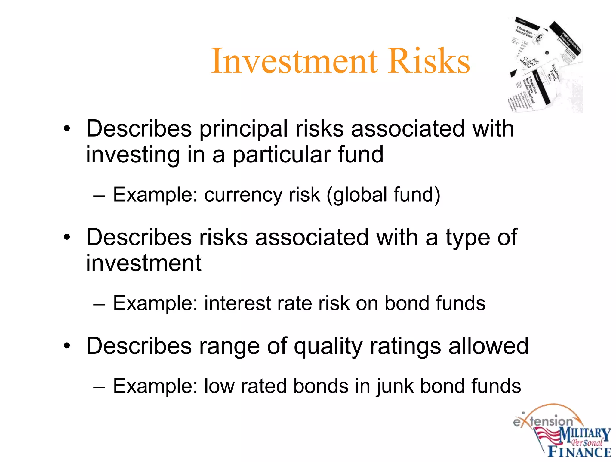 How to Read a Mutual Fund Prospectus | PPTX