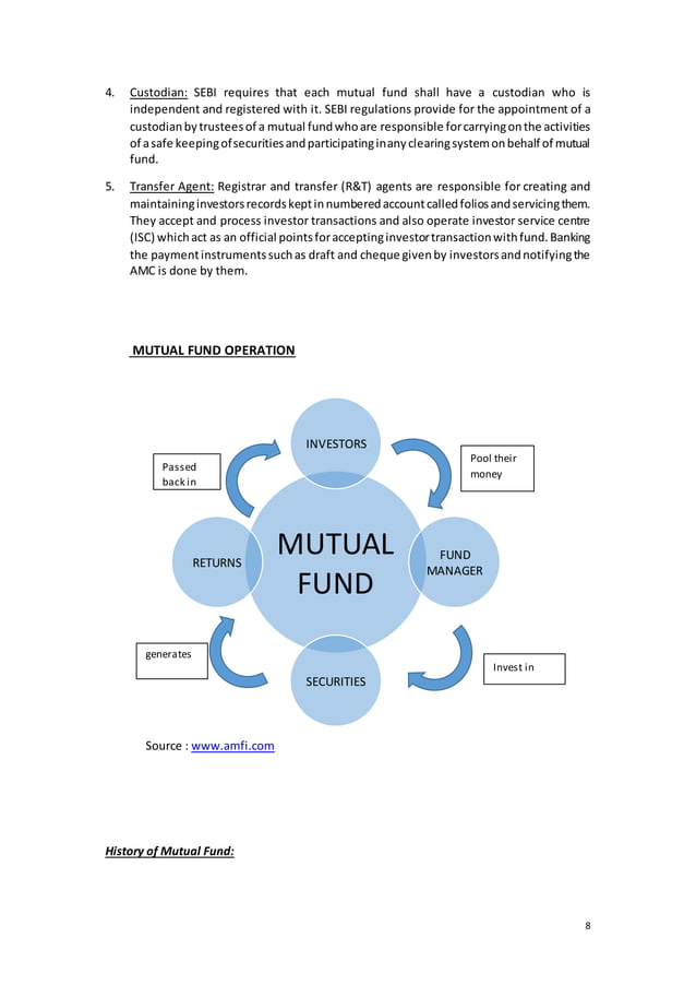 Mutual fund report | DOCX | Mutual Funds | Personal Investing