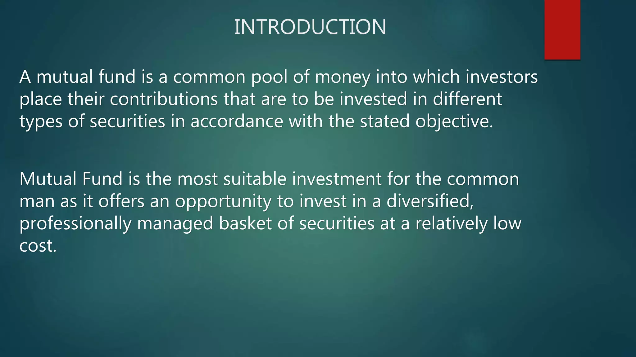 Comparative Analyis Of Mutual Funds Ppt