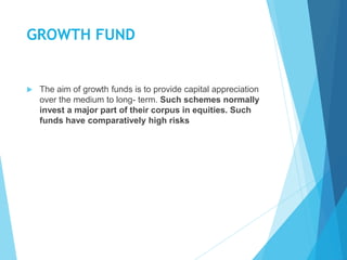 Mutual funds and types of mutual funds | PPT