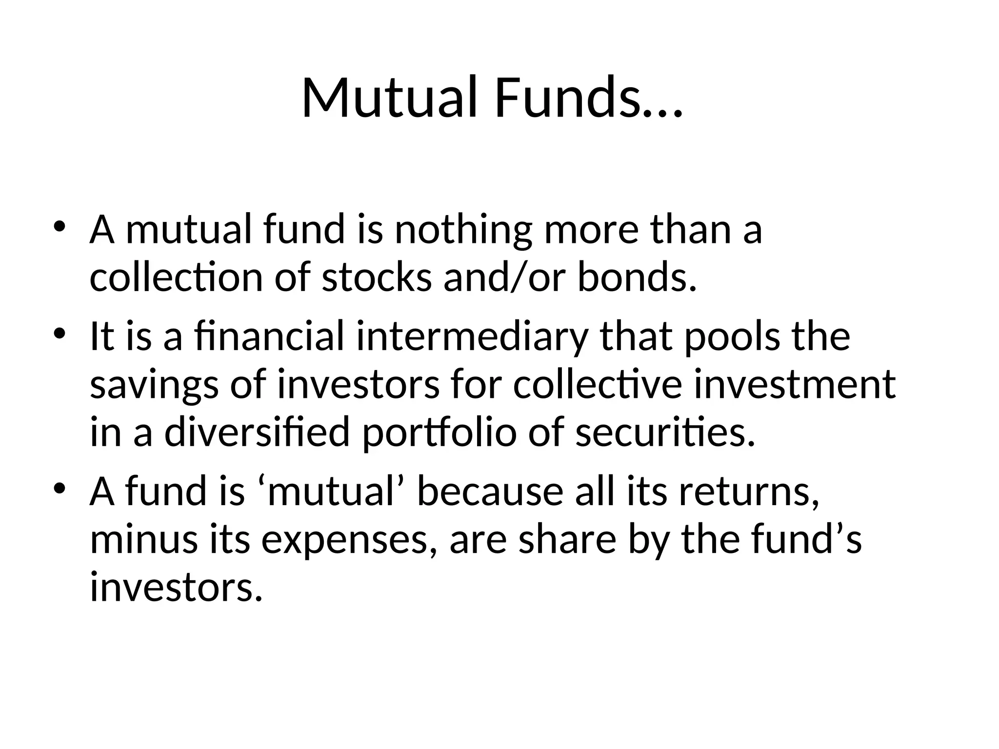 Overview of Mutual funds and Industry.ppt