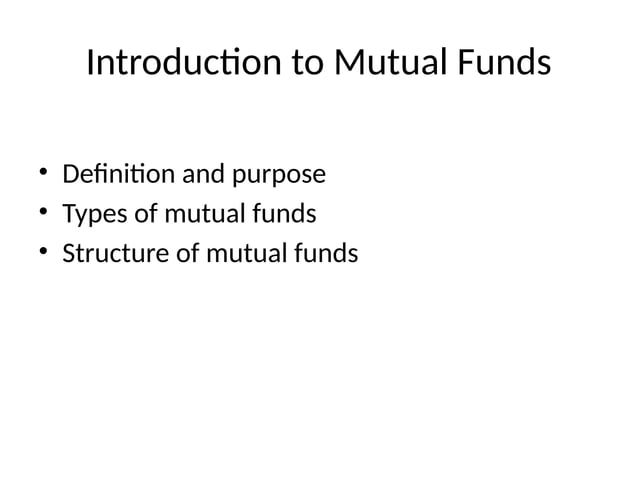 Mutual_Funds_Basics.Mutual_Funds_Basics. | PPT