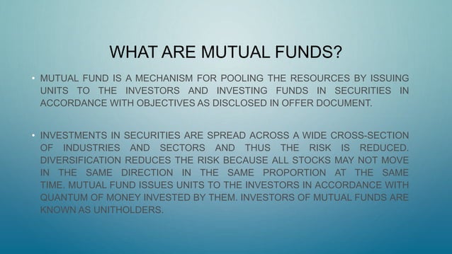 Mutual Funds Basics presentation.pptx