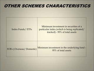 Mutual fund scheme categorization | PDF