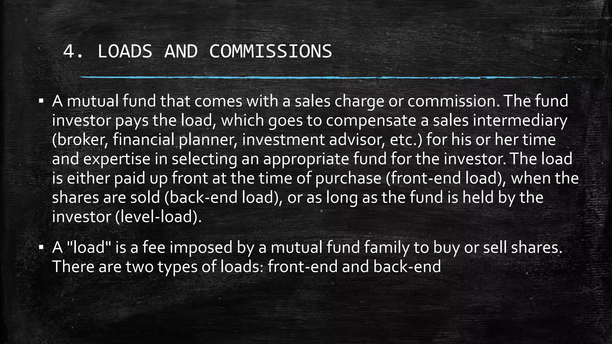 Mutual funds fees and expenses | PPTX