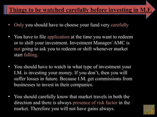 Presentation On Mutual Funds | PPTX