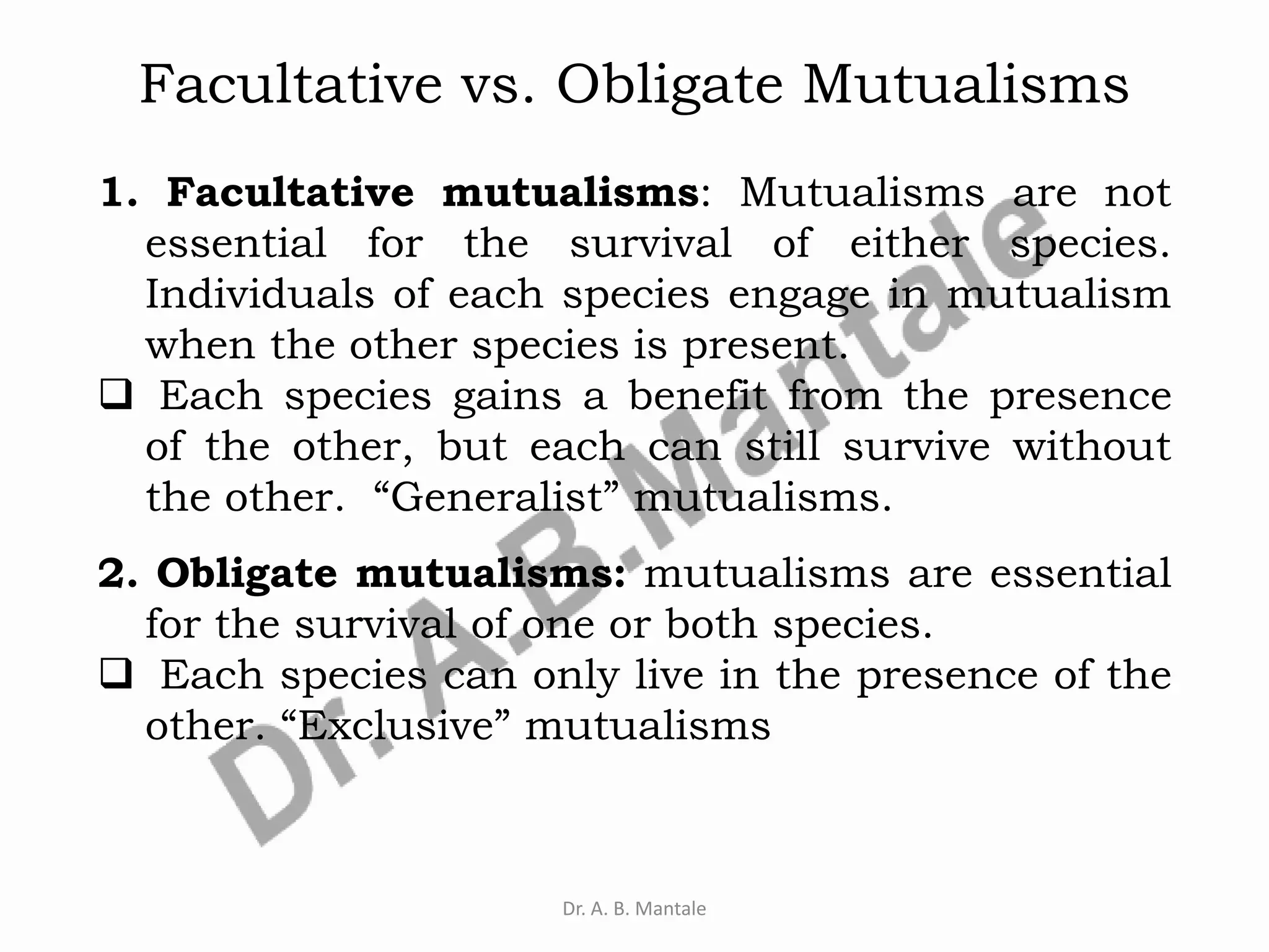 Mutualism | PPTX