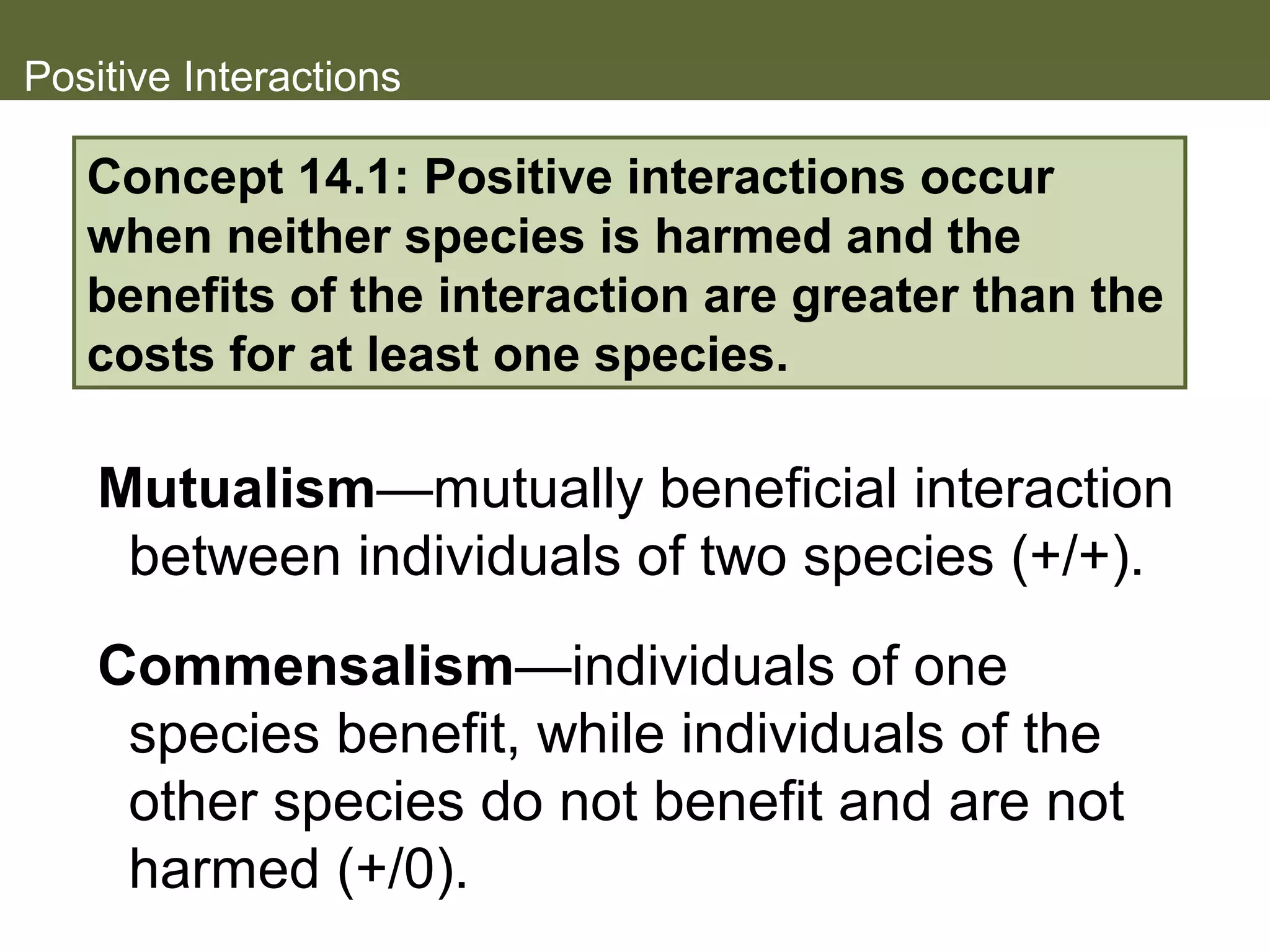 Mutualism and commensalism | PPT