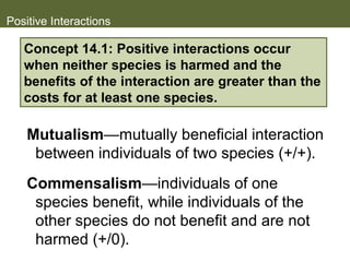 Mutualism and commensalism | PPT