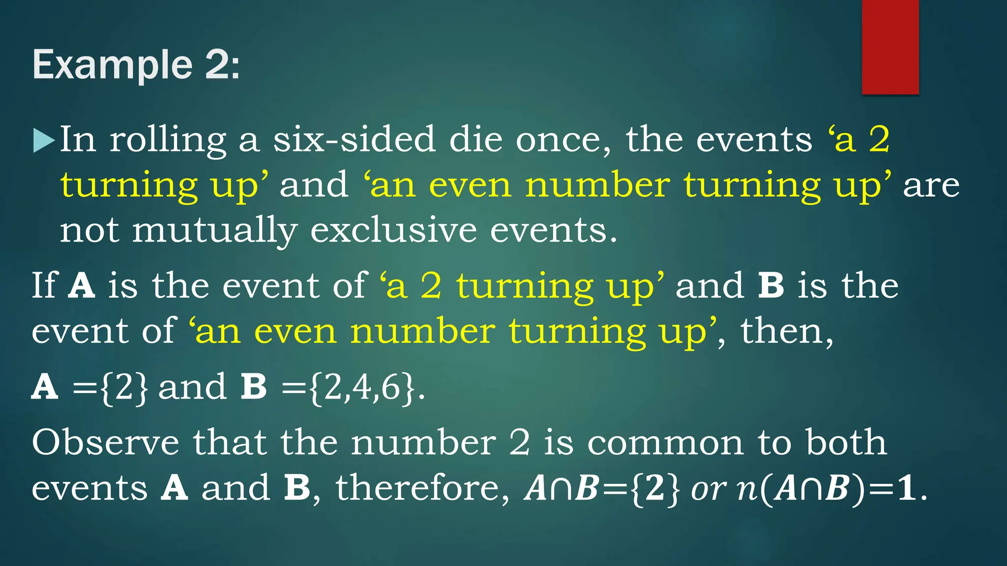 Mutually Exclusive and Not Exclusive Events.pptx