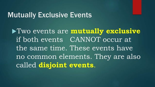 Mutually Exclusive and Not Exclusive Events.pptx