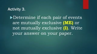 Mutually Exclusive and Not Exclusive Events.pptx